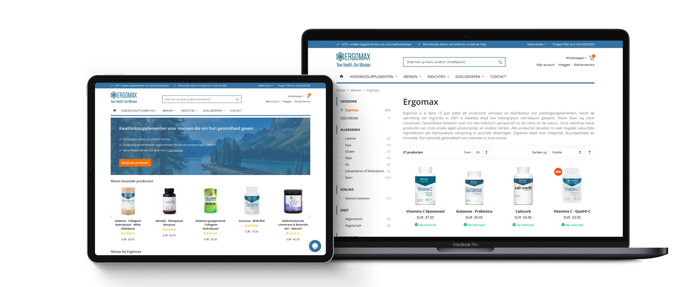 Ergomax - WebdesignTilburg